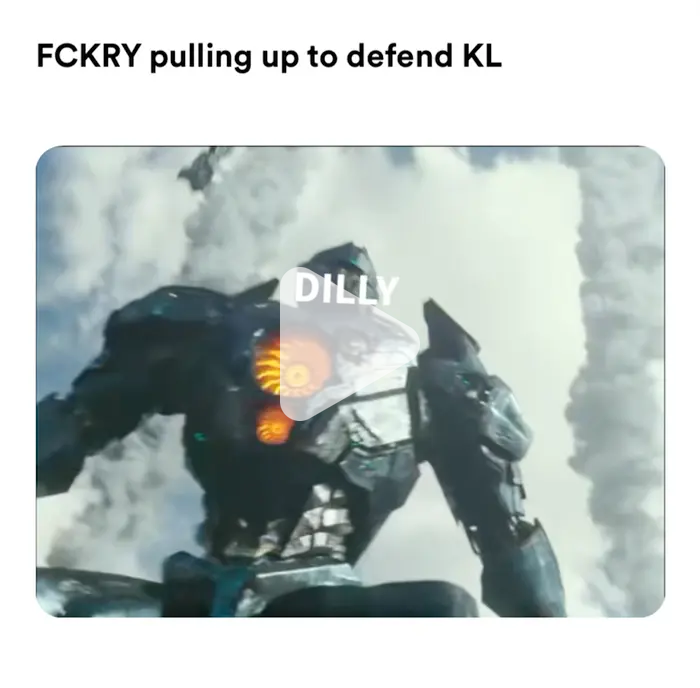 FCKRY pulling up to defend KL video meme - Piñata Farms - The best meme ...
