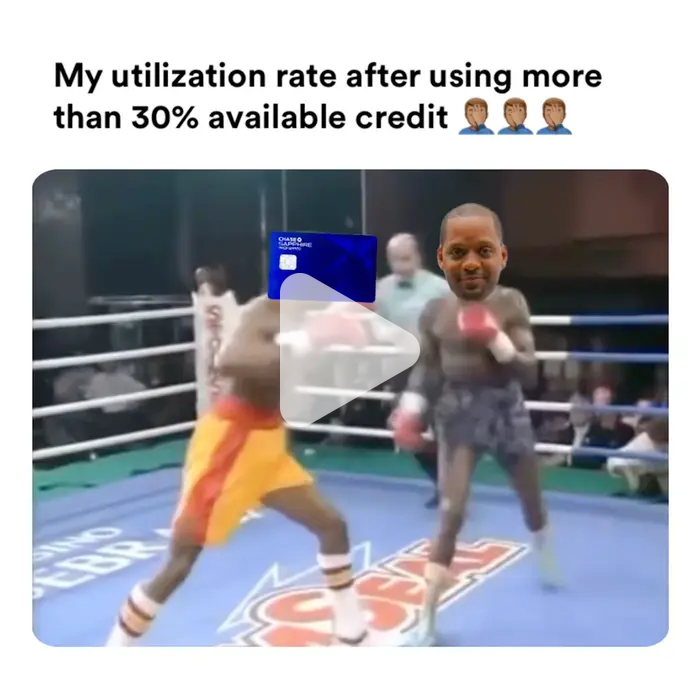My utilization rate after using more than 30% available credit video ...