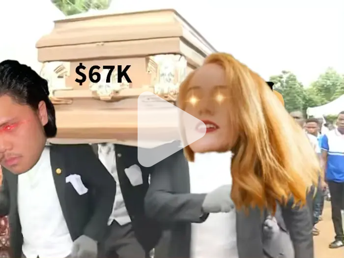 $67,000 #Bitcoin WAS the next victim. video meme - Piñata Farms - The ...
