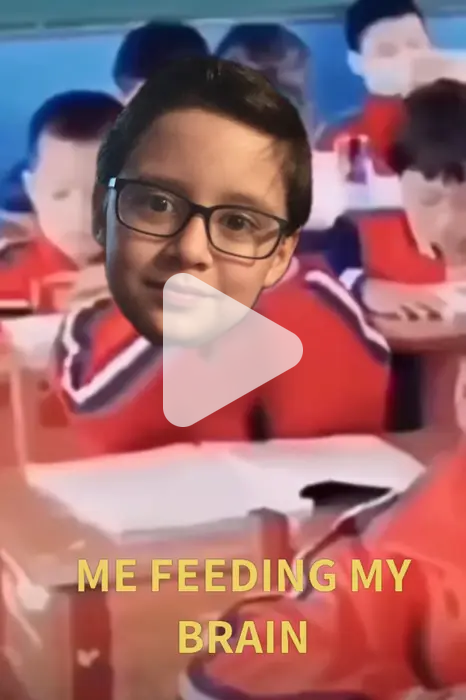 Feeding my Brain! video meme - Piñata Farms - The best meme generator ...
