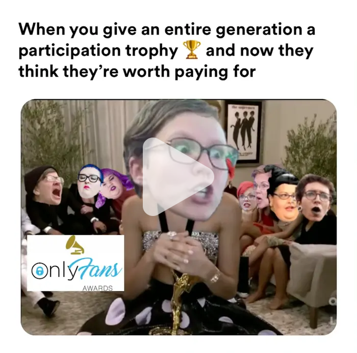 When you give an entire generation a participation trophy 🏆 and now ...