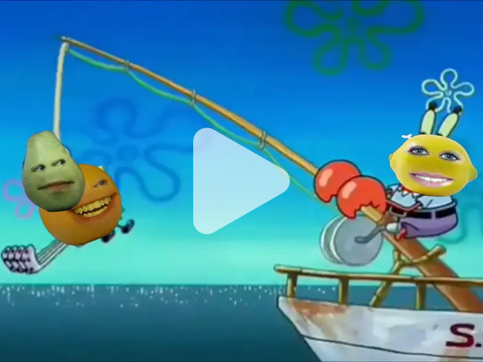 Annoying Orange SpongeBob video meme - Piñata Farms - The best meme ...