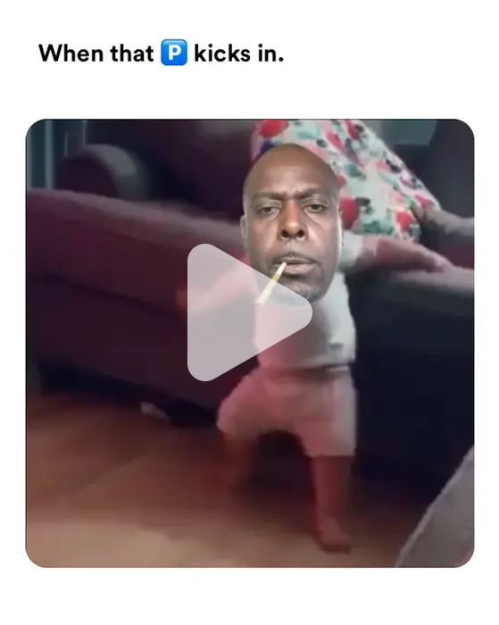 When that P} kicks in. video meme - Piñata Farms - The best meme ...
