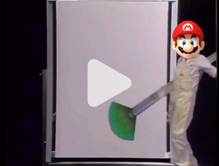 The Magic Brush Disappeared Super Mario. video meme - Piñata Farms ...