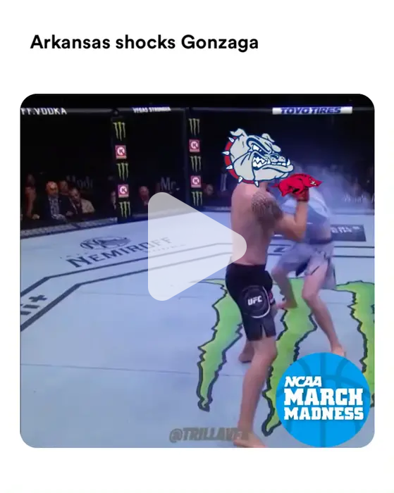Arkansas shocks Gonzaga VVK video meme - Piñata Farms - The best meme ...