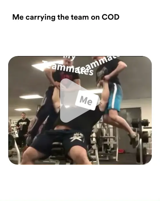 Me carrying the team on COD video meme - Piñata Farms - The best meme ...