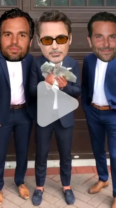 Robert Downey Jr. make it rain video meme - Piñata Farms - The best ...