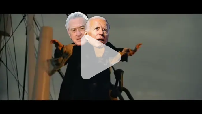 BIDEN AND ROBERT DE NIRO IN TITANIC 😆 video meme - Piñata Farms - The best meme generator and ...