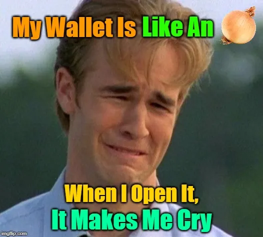 Like An; My Wallet Is; When I Open It, It Makes Me Cry meme - Piñata ...