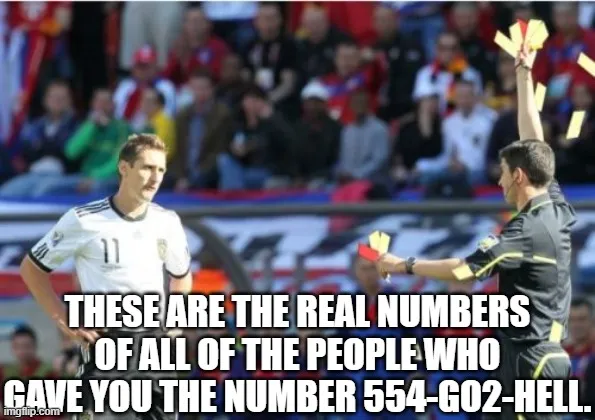 THESE ARE THE REAL NUMBERS OF ALL OF THE PEOPLE WHO GAVE YOU THE NUMBER ...