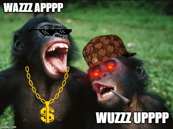 WAZZZ APPPP; WUZZZ UPPPP meme - Piñata Farms - The best meme generator ...