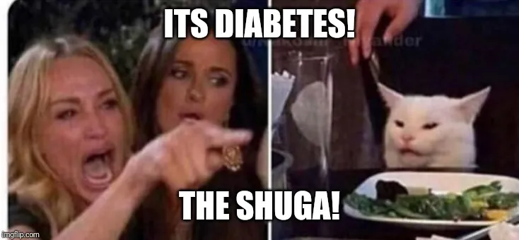 ITS DIABETES! THE SHUGA! meme - Piñata Farms - The best meme generator ...