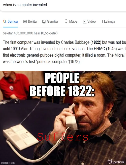 PEOPLE BEFORE 1822:; Suffers meme - Piñata Farms - The best meme ...