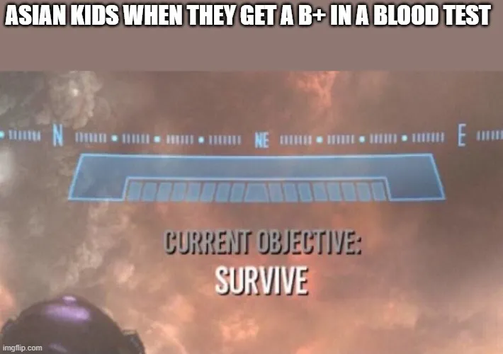 ASIAN KIDS WHEN THEY GET A B+ IN A BLOOD TEST meme - Piñata Farms - The ...