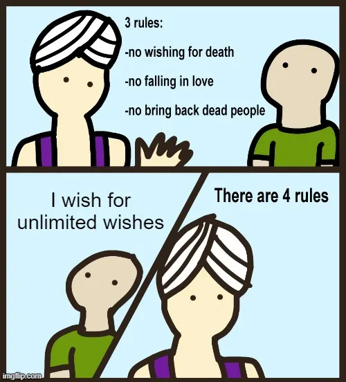 I wish for unlimited wishes meme - Piñata Farms - The best meme ...