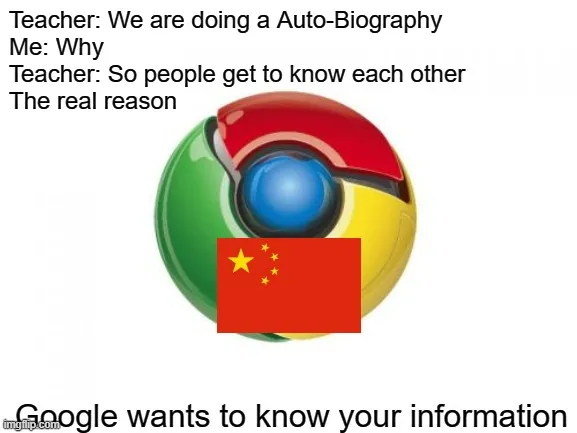 Teacher: We are doing a Auto-Biography Me: Why Teacher: So people get ...