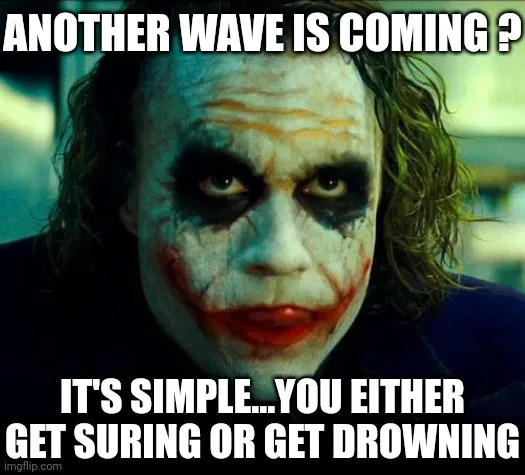 ANOTHER WAVE IS COMING ? IT'S SIMPLE...YOU EITHER GET SURING OR GET ...