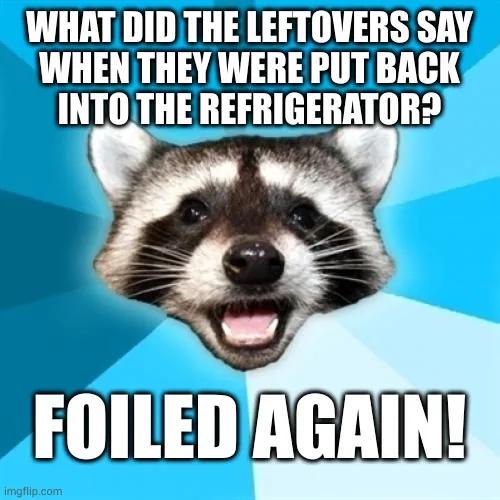WHAT DID THE LEFTOVERS SAY WHEN THEY WERE PUT BACK INTO THE ...