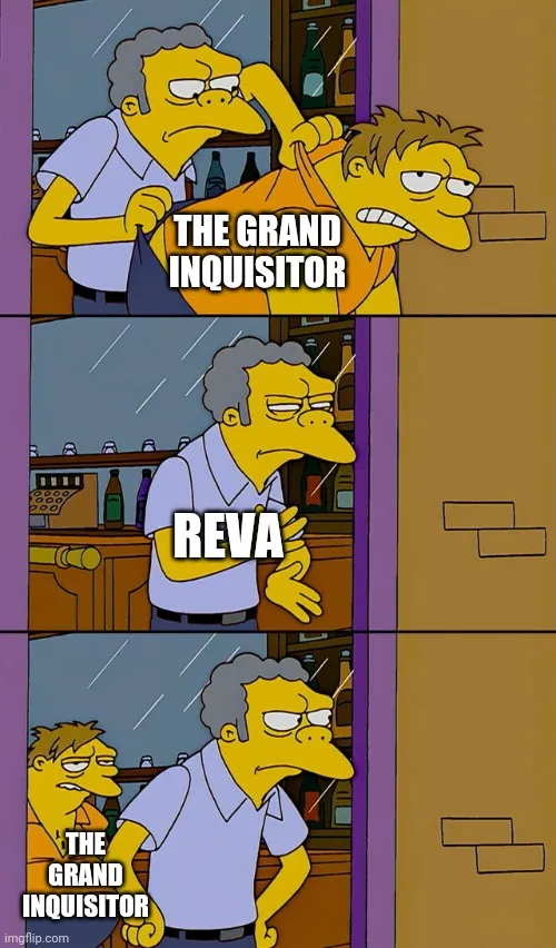 THE GRAND INQUISITOR; REVA; THE GRAND INQUISITOR meme - Piñata Farms ...