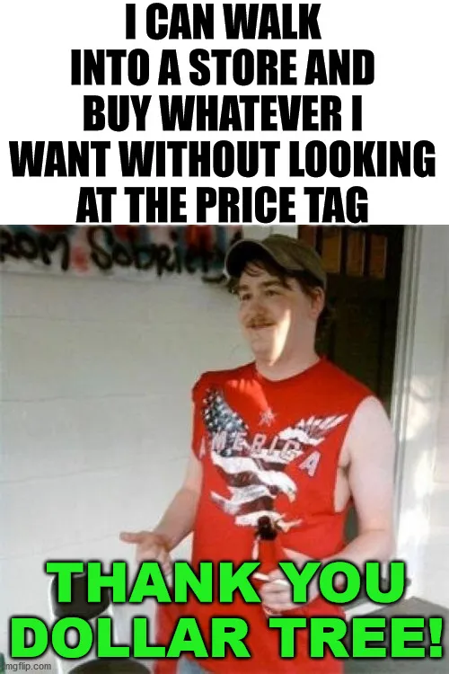 I CAN WALK INTO A STORE AND BUY WHATEVER I WANT WITHOUT LOOKING AT THE ...