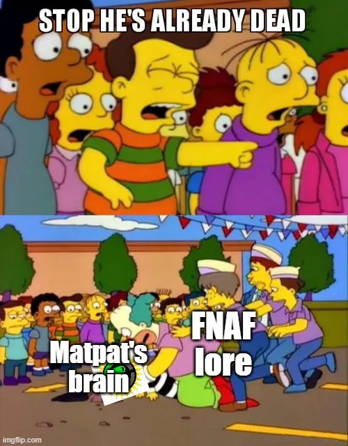 FNAF lore; Matpat's brain meme - Piñata Farms - The best meme generator ...