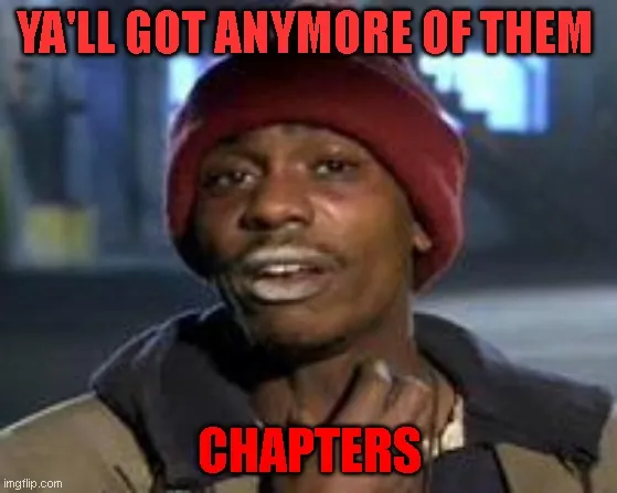 YA'LL GOT ANYMORE OF THEM; CHAPTERS meme - Piñata Farms - The best meme ...