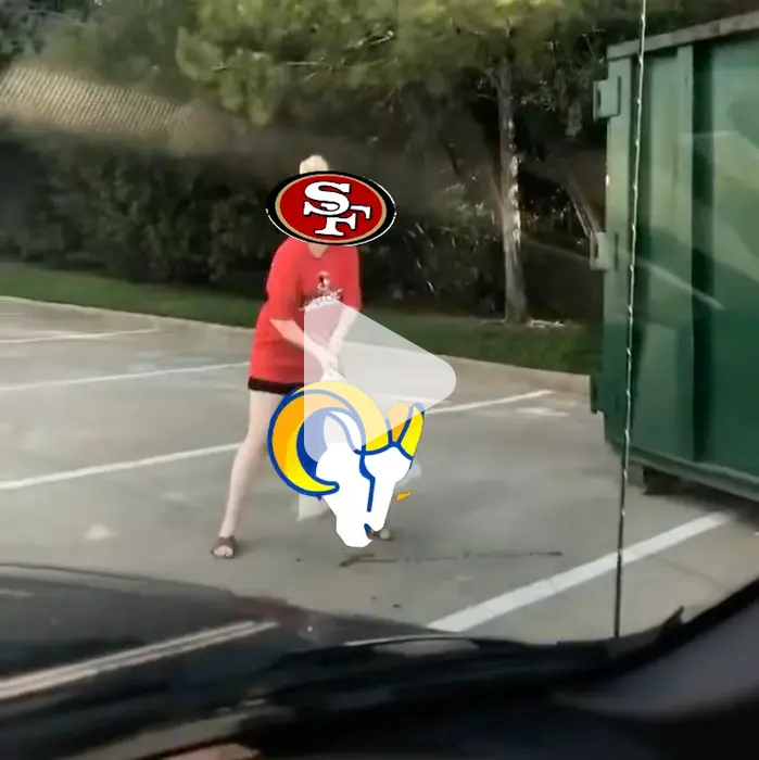 49ers taking out the trash. #49ers #Rams #SanFranciso49ers # ...