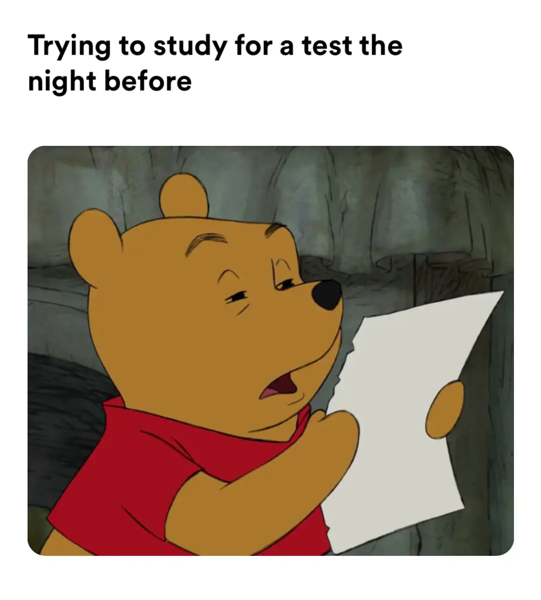 Trying to study for a test the night before meme - Piñata Farms - The ...