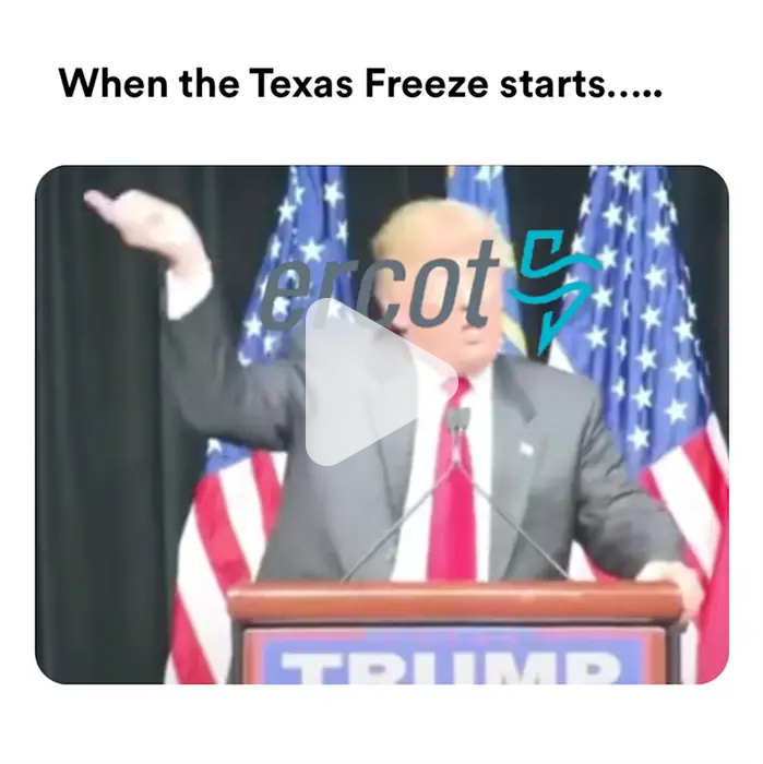 When the Texas Freeze starts _ video meme - Piñata Farms - The best ...