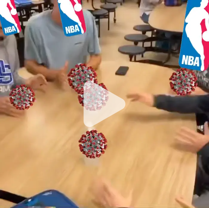 Corona getting passed around the NBA like video meme - Piñata Farms ...