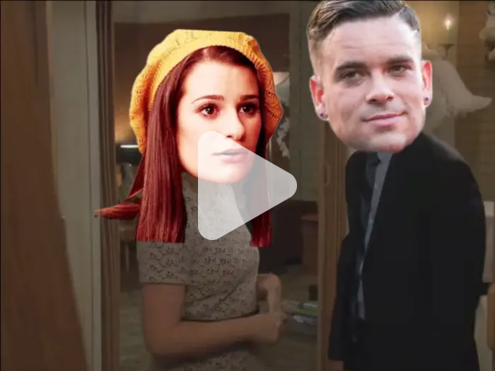 Rachel berry and Noah packerman hand date video meme - Piñata Farms ...