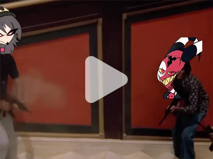 The dude visits imp city #helluvaboss #postal2 #hazbinhotel video meme ...