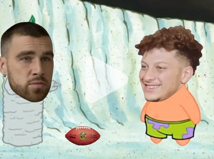 Mahomes trying to throw to Chiefs receivers video meme - Piñata Farms ...