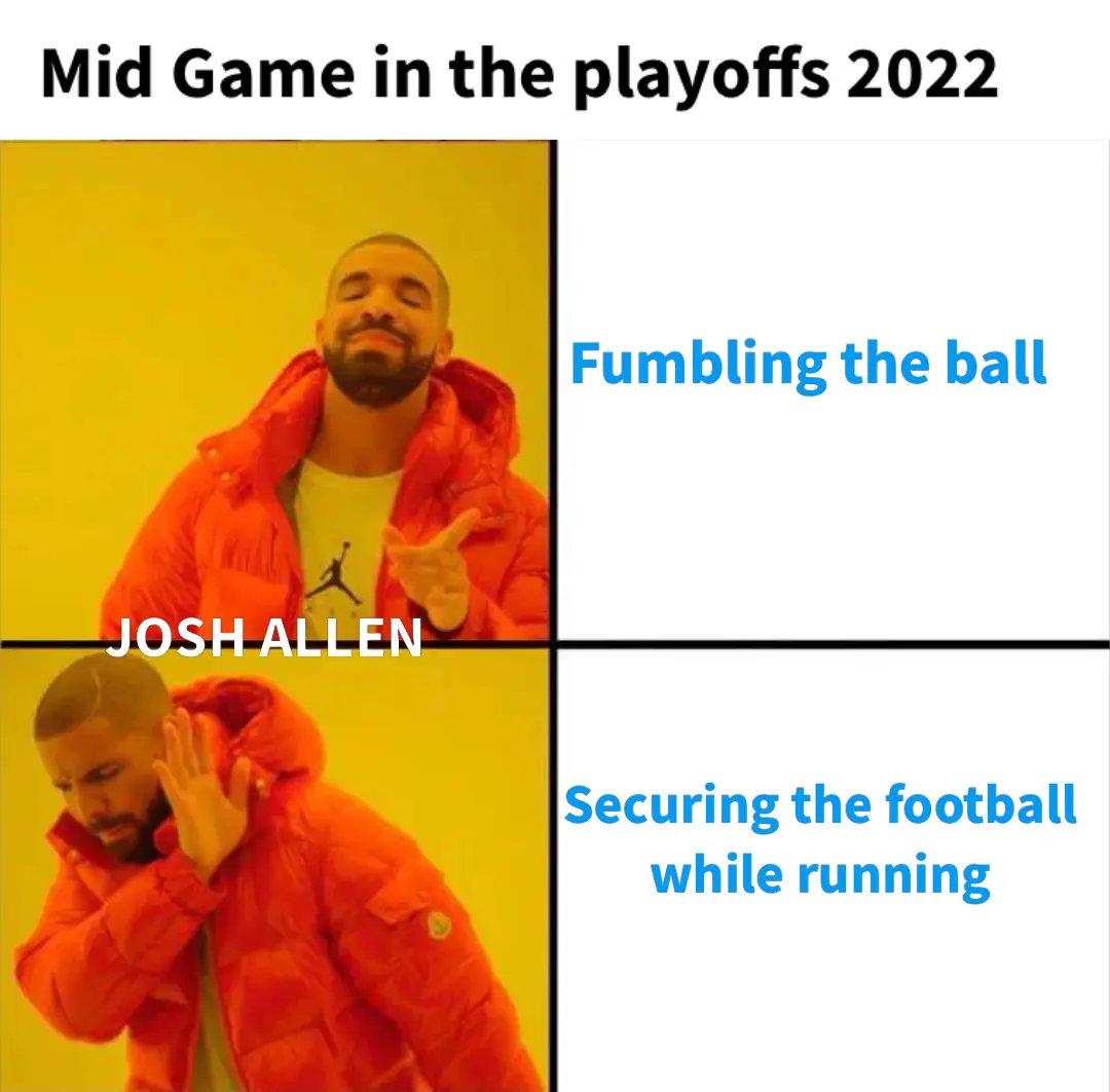 Josh Allen #joshallen #bills #fumble #football #funny meme - Piñata ...