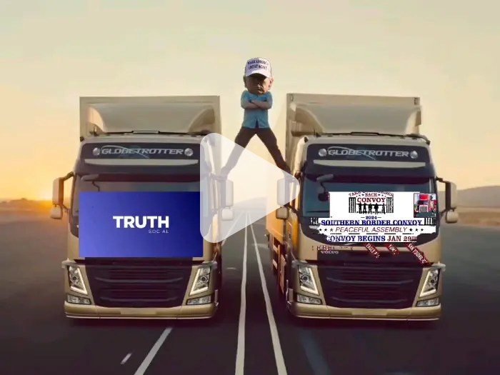 #convoy #takeourborderbackconvoy #trump video meme - Piñata Farms - The ...
