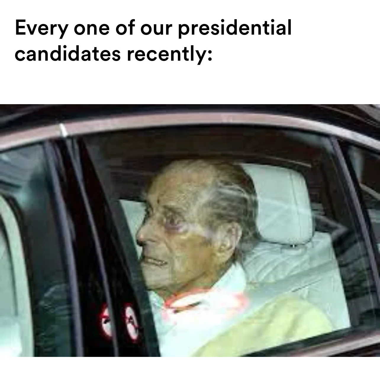 Every one of our presidential candidates recently: meme - Piñata Farms ...