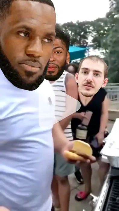 LeBron after hearing the Nets signed LaMarcus Aldridge video meme ...