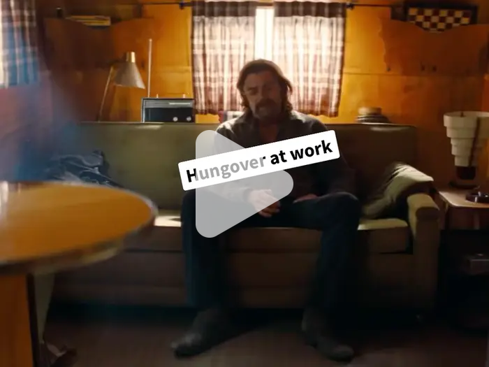 When you weekday drink and are hungover at work 🍻 #verifysaltine video ...