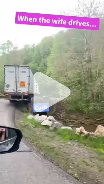 Give em’ a wide open parking lot and they still gonna find that curb ...