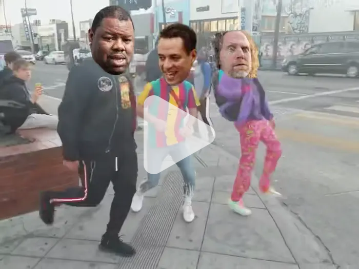 Biz Markie Was dancing in town with Noel Macneal and Peter Linz video ...