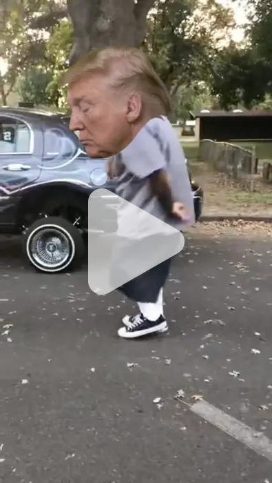Trump Cholo Dance Challenge. video meme - Piñata Farms - The best meme ...