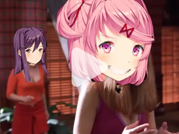 DDLC Switched Bodies! Part 2 @senpai_mcfly #dokidokilteratureclub video meme - Piñata Farms ...