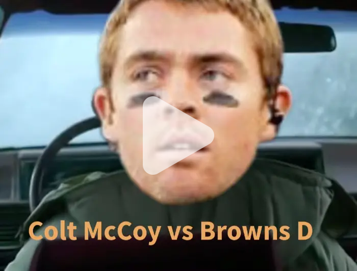 Colt McCoy couldn’t scrape anything together video meme - Piñata Farms ...