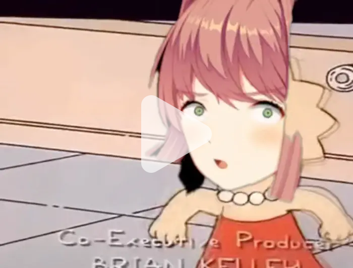 Monika Got Scared Of A Shot (Remastered) video meme - Piñata Farms ...