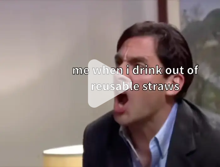 I have a confession sometimes I use a plastic straw please forgive me ...