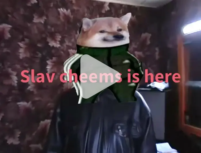 YES SLAV CHEEMS video meme - Piñata Farms - The best meme generator and ...