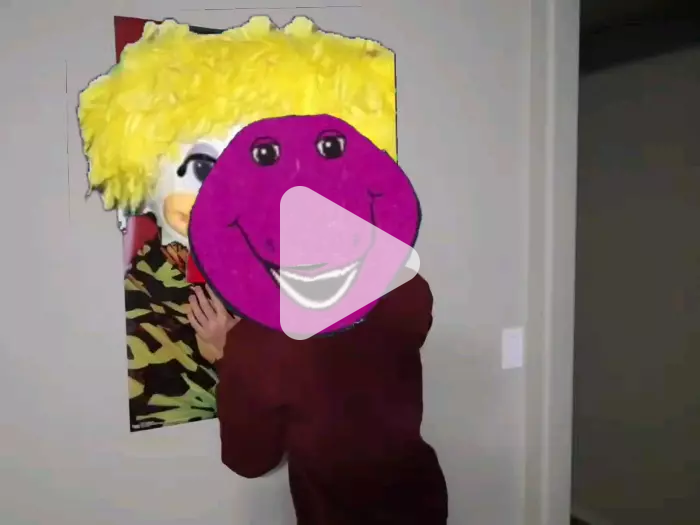 When Barney Gets Caught Kissing Helen Henny Poster video meme - Piñata ...
