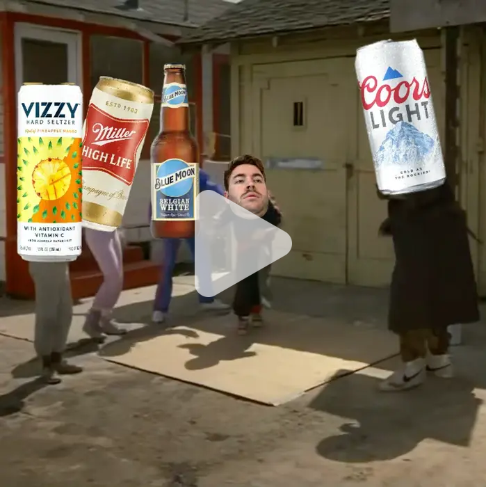 Me finding out my work is giving me Molson Coors as my first client ...